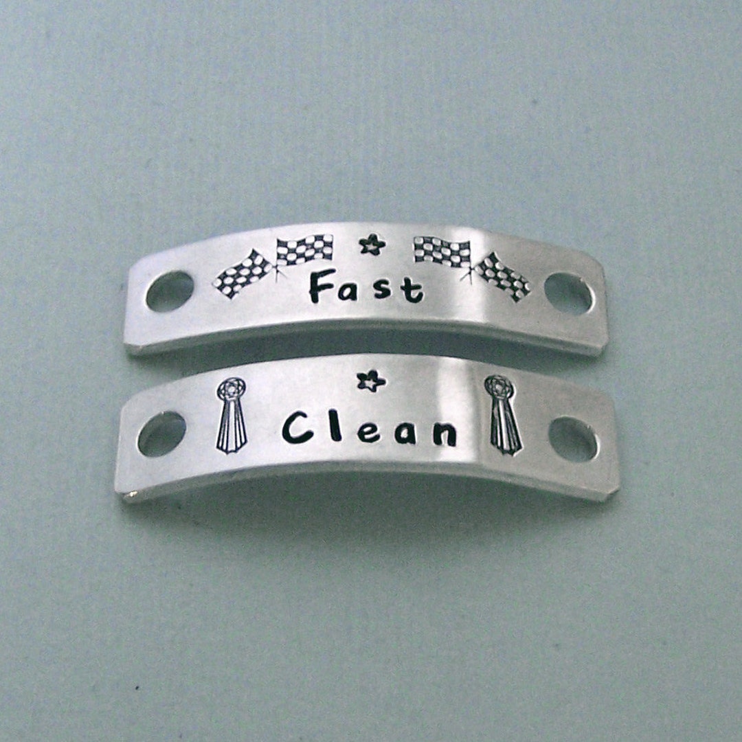 Hand Stamped Dog Agility Shoe Plates - Aluminum Shoe Tags - Canine ...