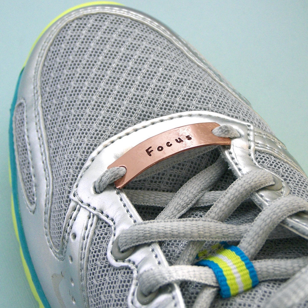 Canine Agility Shoe Tags - Focus - Connect - Hand Stamped Metal - Dog ...