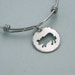 Dog Breed Bangle - Expandable Wire Bangle - Border Collie Adjustable ...