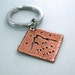 Mountain Key Ring - Take a Hike - Copper Hiker's Keychain - Wanderlust ...