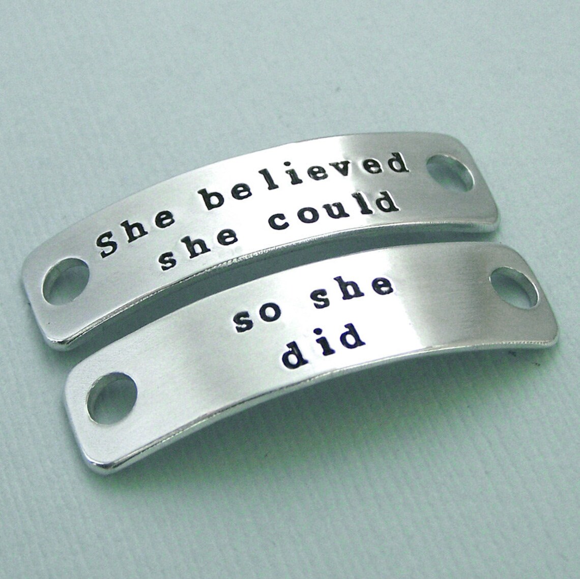 Dog Agility Shoe Tags Hand Stamped Canine Agility She | Etsy