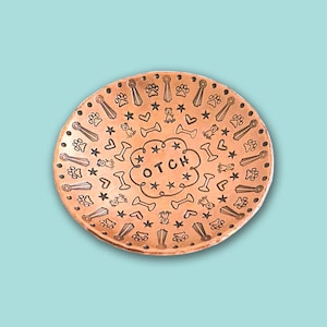 OTCH Hand Stamped Copper Ring Dish - Etsy