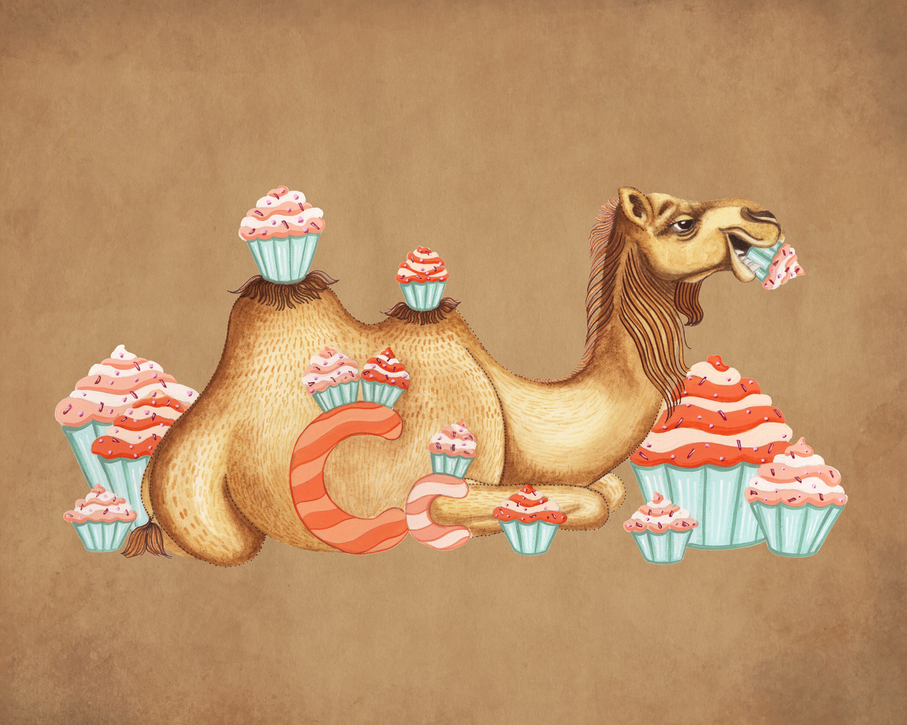 Camel Eating