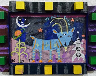 Space Goat Svg - Etsy