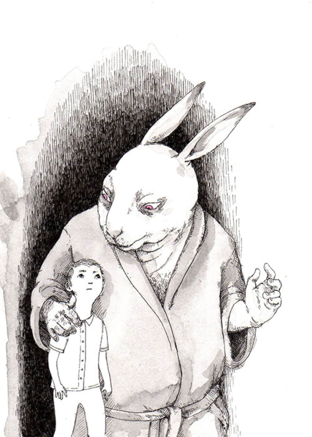 My Creepy Uncle - 5x7" Print - Etsy