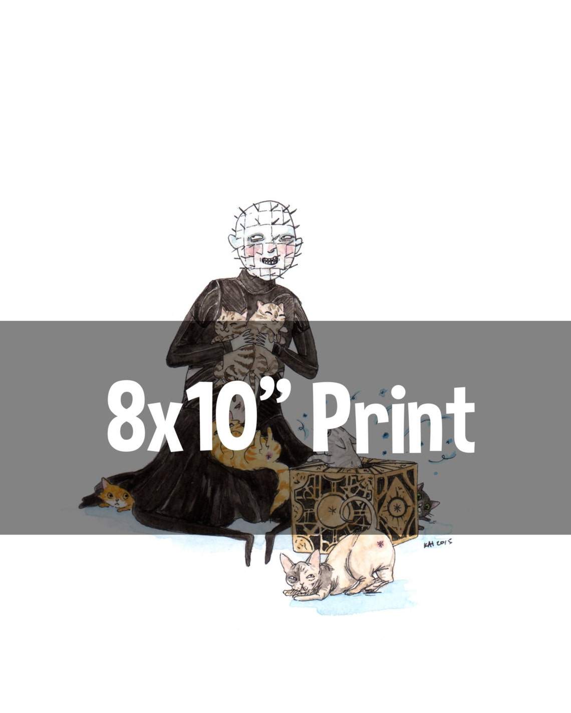 8x10 Print Furraiser Hellraiser Pinhead With Cats - Etsy