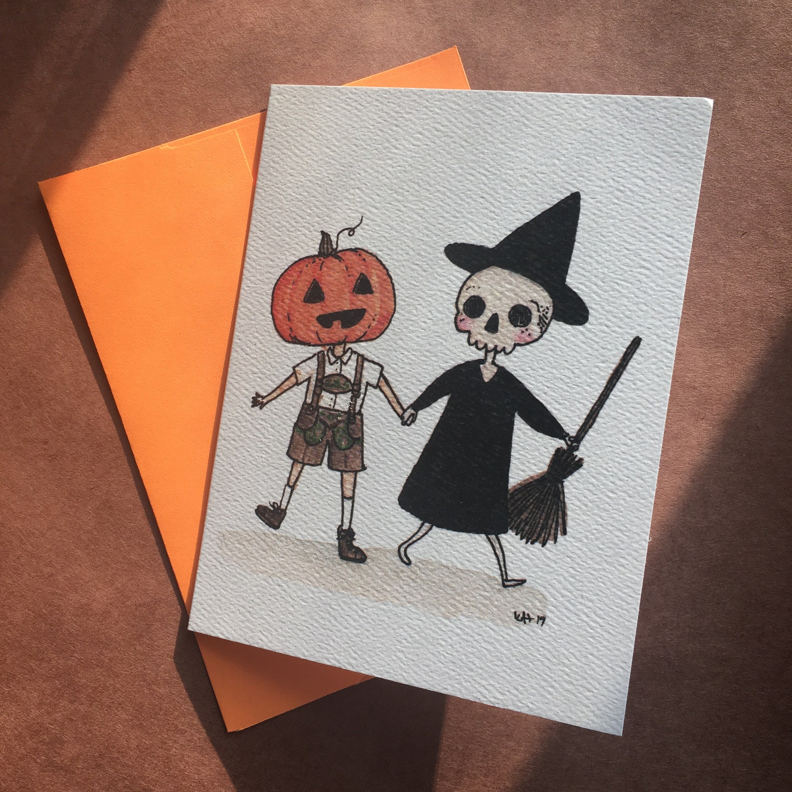 Spooky Buddies - Halloween Greeting Card - Etsy