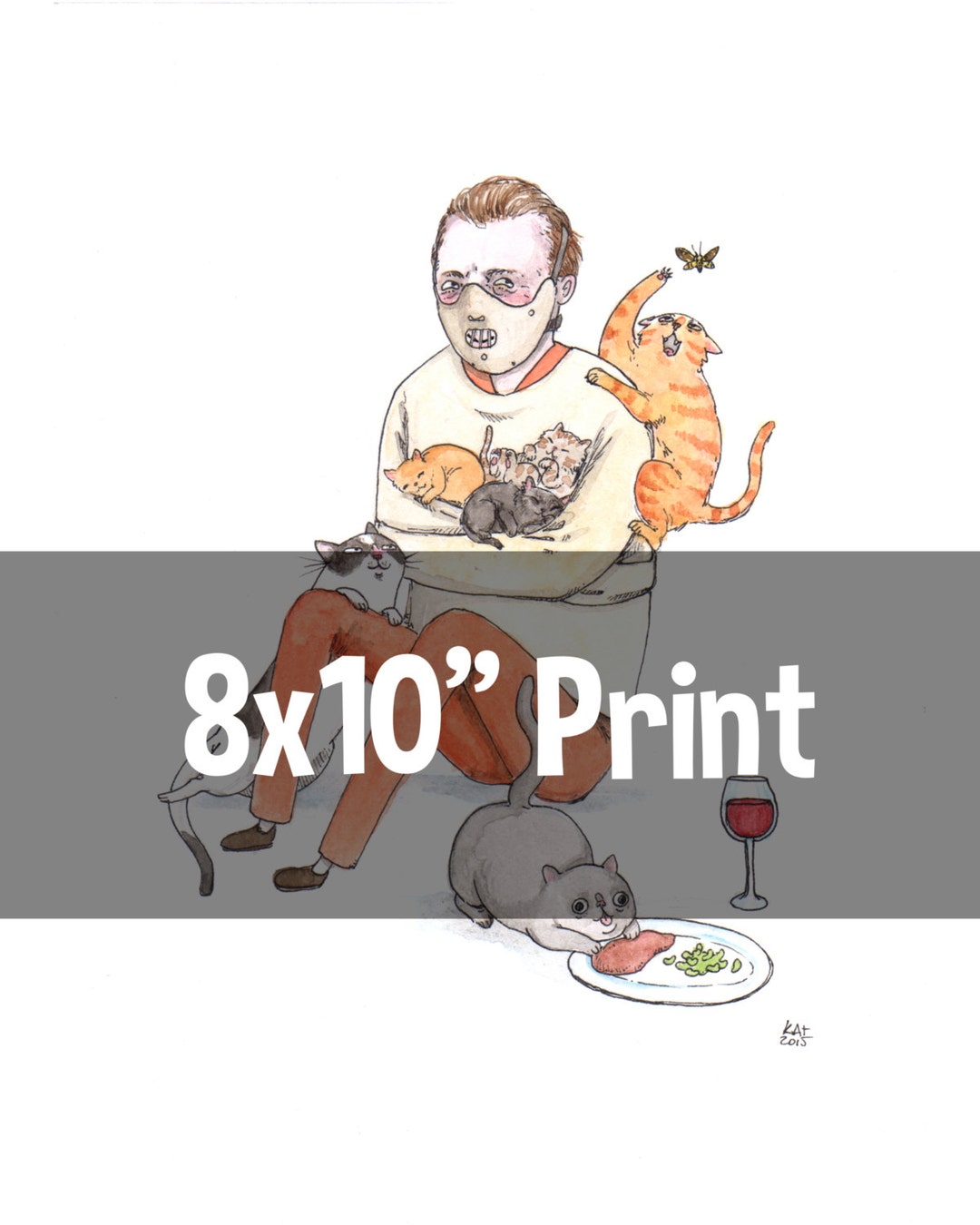 8 X 10" Print - Hannibal Lect-purr - Silence of the Lambs, Hannibal ...