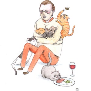 8 X 10" Print - Hannibal Lect-purr - Silence of the Lambs, Hannibal ...