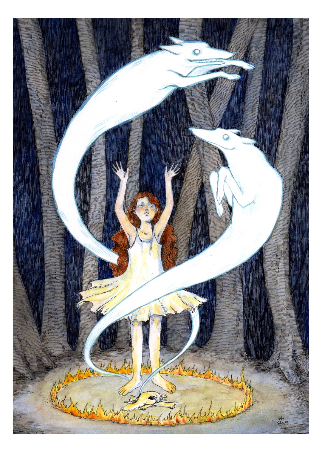 The Call to Hunt- 5x7" Print - Etsy