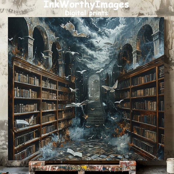 Library Art - Etsy Canada