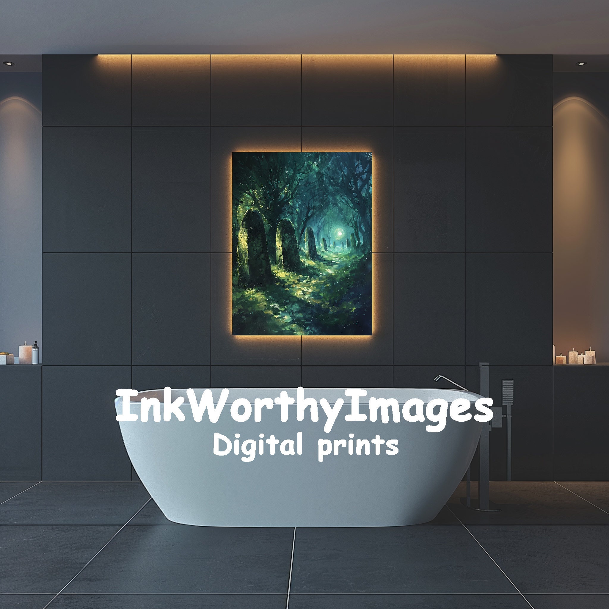Enchanted Forest Path | Digital Download | Printable Wall Art | Home ...