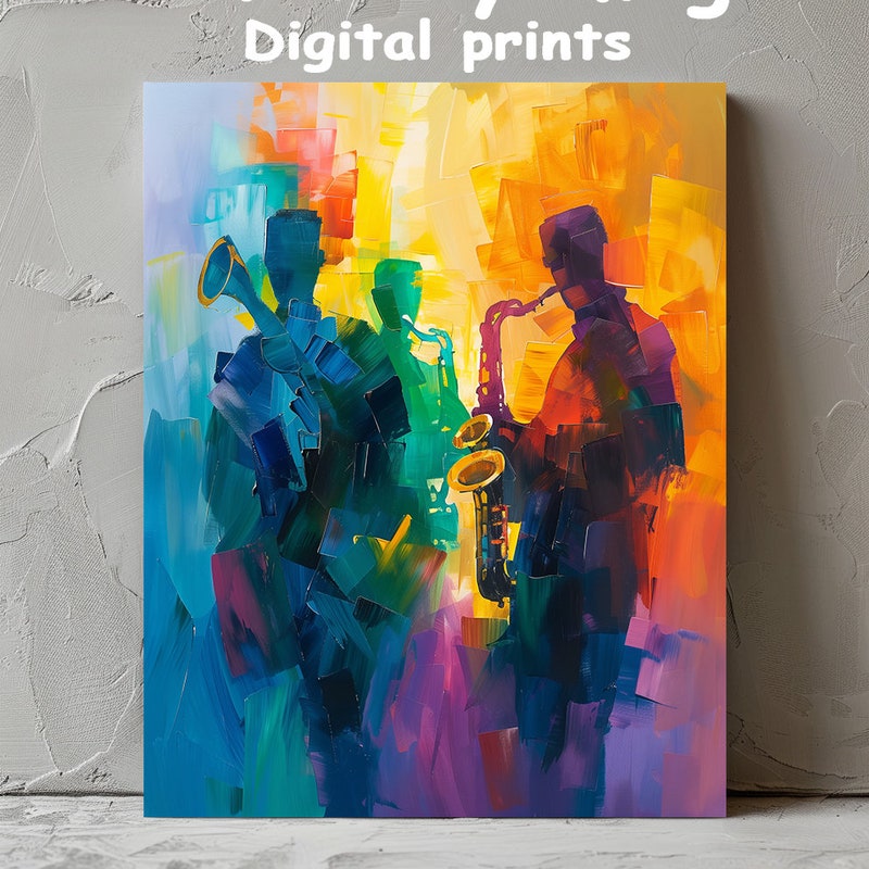 Jazz Painting - Etsy