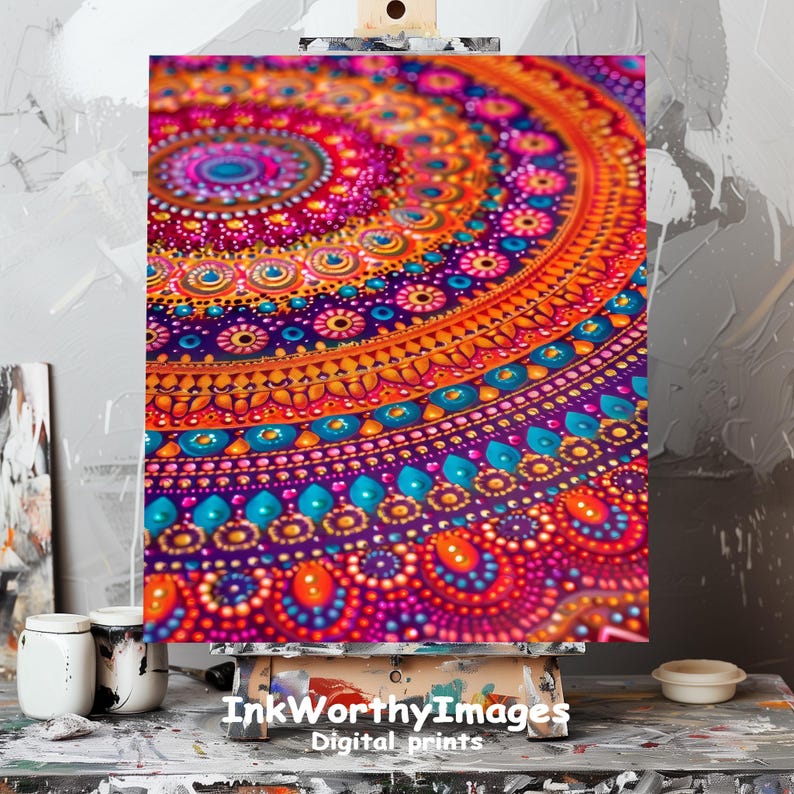Vibrant Culture & Abstract Art Bundle Diverse Digital Prints Home Decor ...