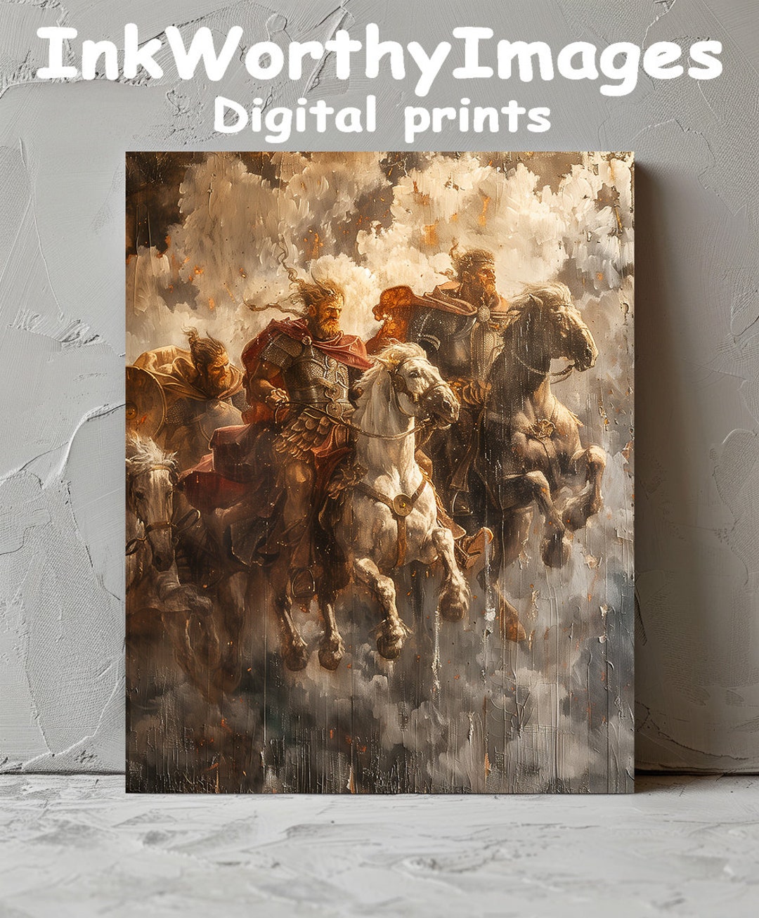 Epic Ride of the Valkyries | Norse Mythology Wall Art | Viking Warriors ...