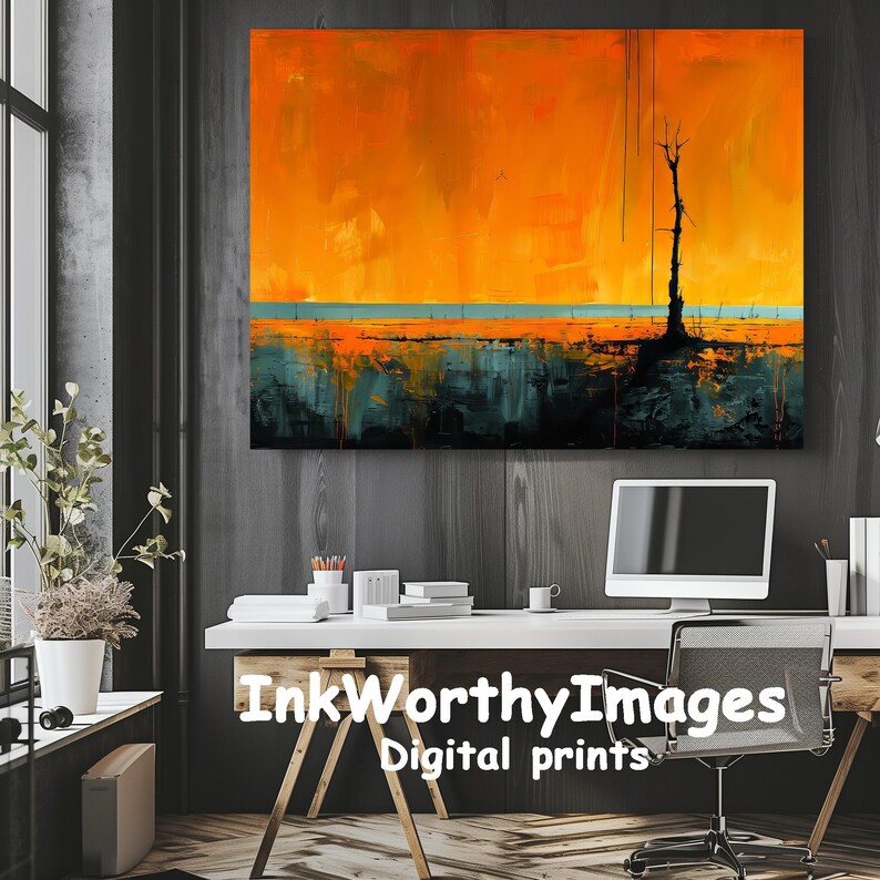 Digital Art Bundle Romantic Silhouettes Enchanted Forest Solitary Trees ...