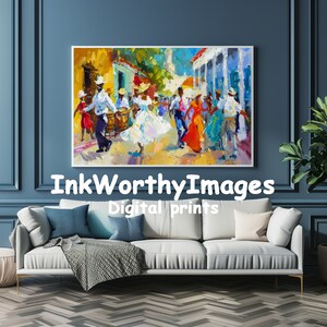Colorful Cuban Street Dance | Vibrant Havana Festival Scene | Caribbean ...