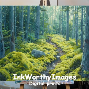 Serene Forest Path | Enchanted Woodland Trail | Lush Green Nature ...