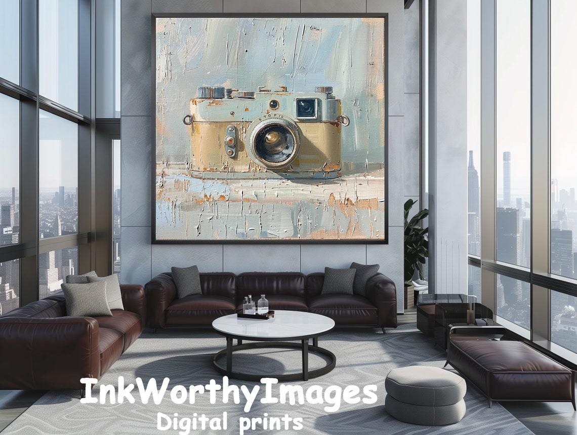 Vintage Camera Art Print | Retro Photography Decor | Classic Camera ...