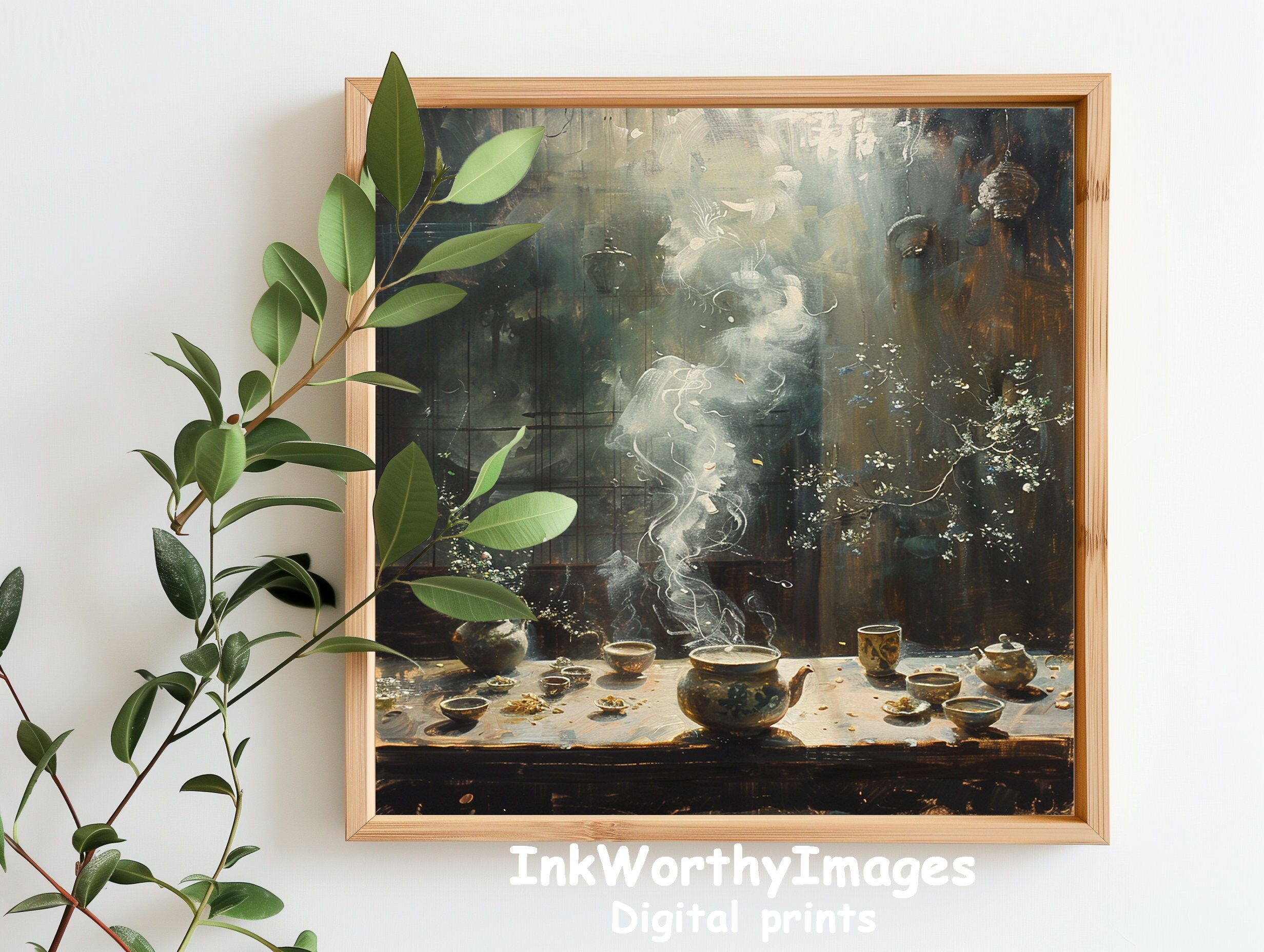 Mystical Tea Ceremony Art Print: Zen Still Life (digital Download) - Etsy