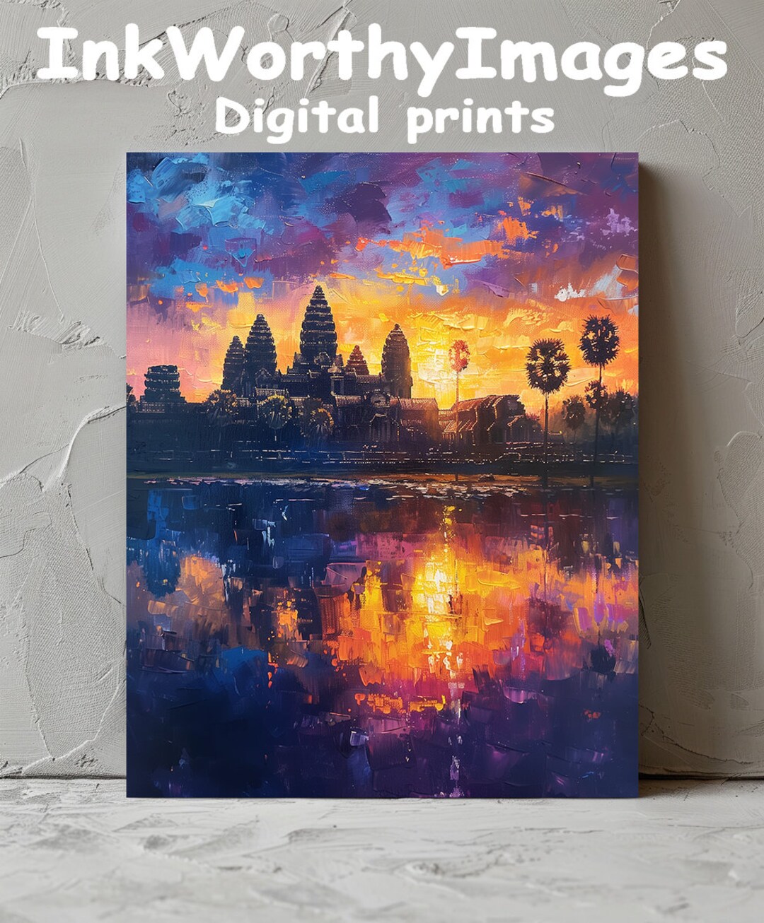 Angkor Wat Sunrise | Digital Download | Printable Wall Art | Home Decor ...