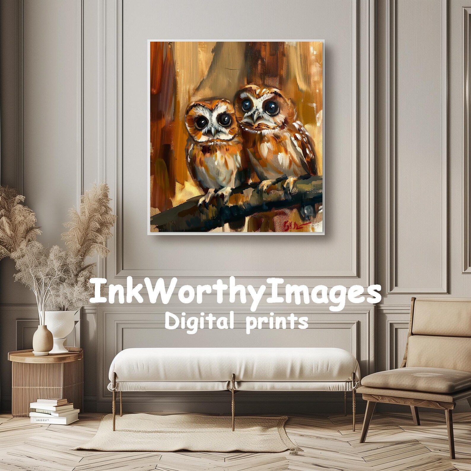 Charming Scenes Wall Art Bundle Digital Prints Nature Birds Festival ...