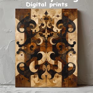 Vibrant Culture & Abstract Art Bundle Diverse Digital Prints Home Decor ...