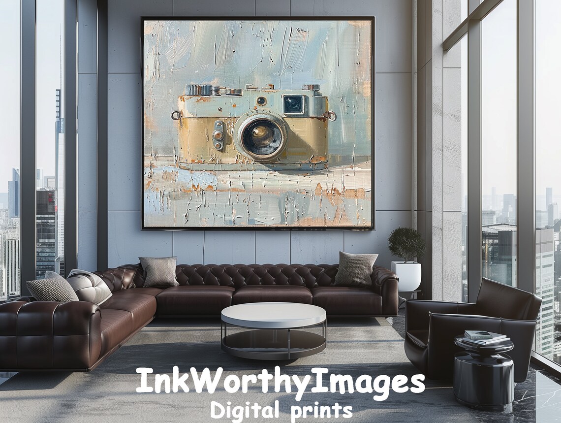 Vintage Camera Art Print | Retro Photography Decor | Classic Camera ...