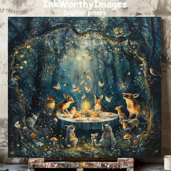 Whimsical Animal Art - Etsy