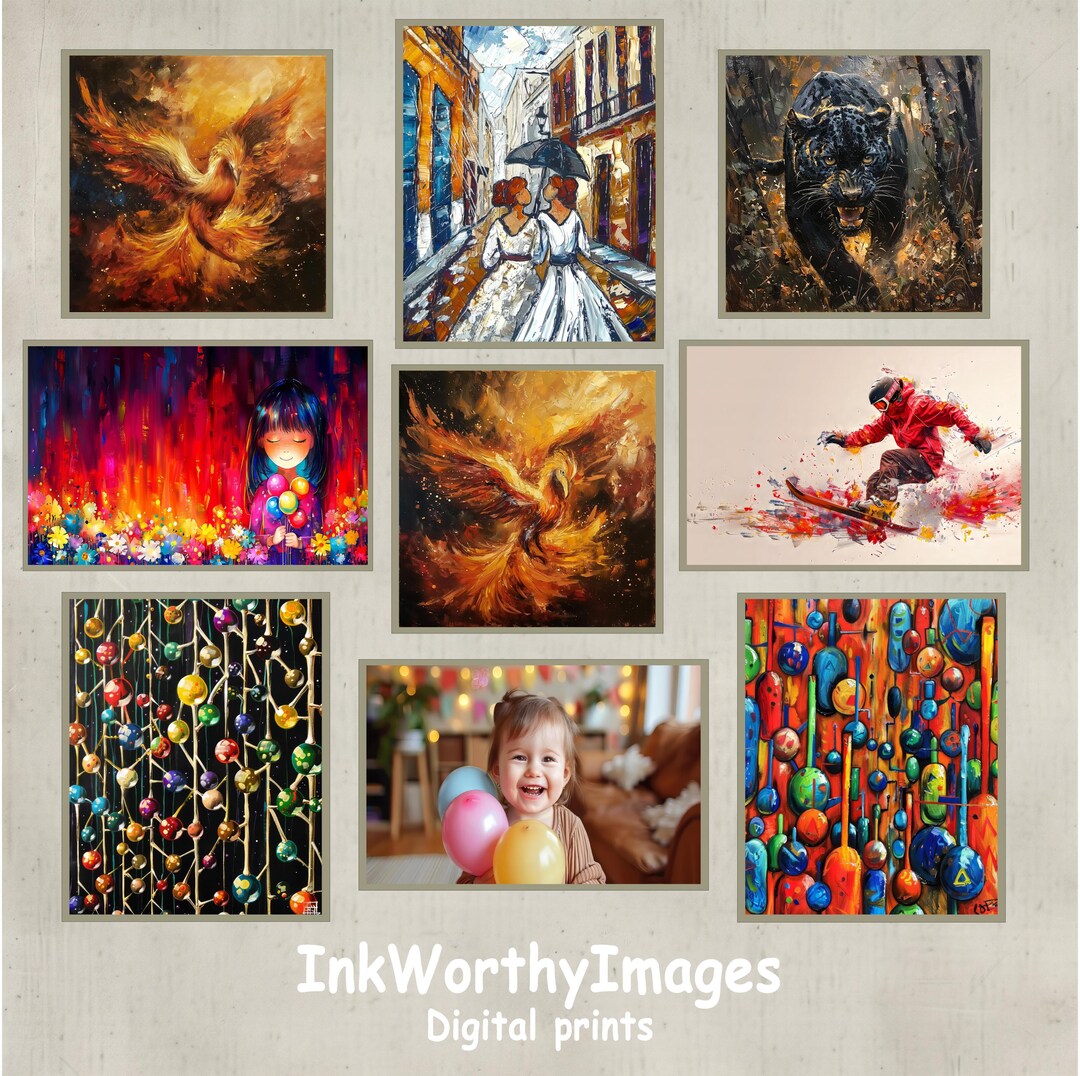 Digital Art Bundle | Phoenix and Fantasy | Vibrant Children’s Art ...