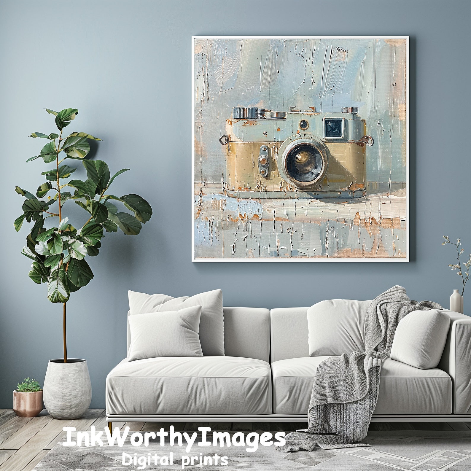 Vintage Camera Art Print | Retro Photography Decor | Classic Camera ...