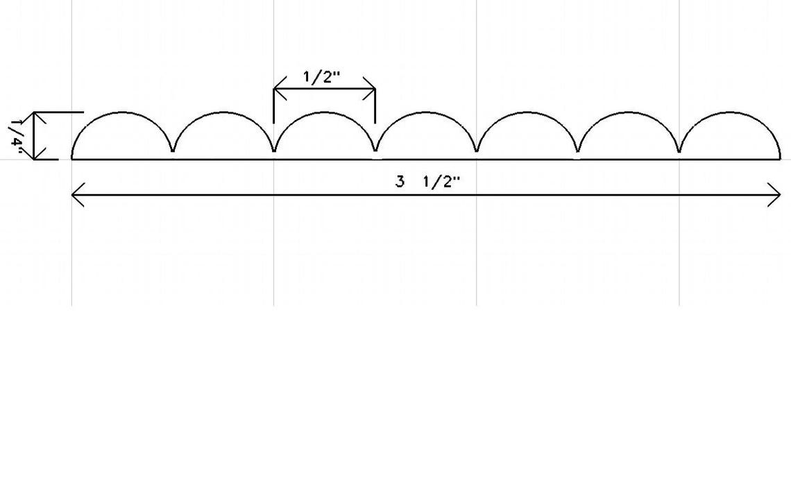 Unfinished Half Rounded Wood Slat: Poplar or White Oak (12 Planks) - Etsy