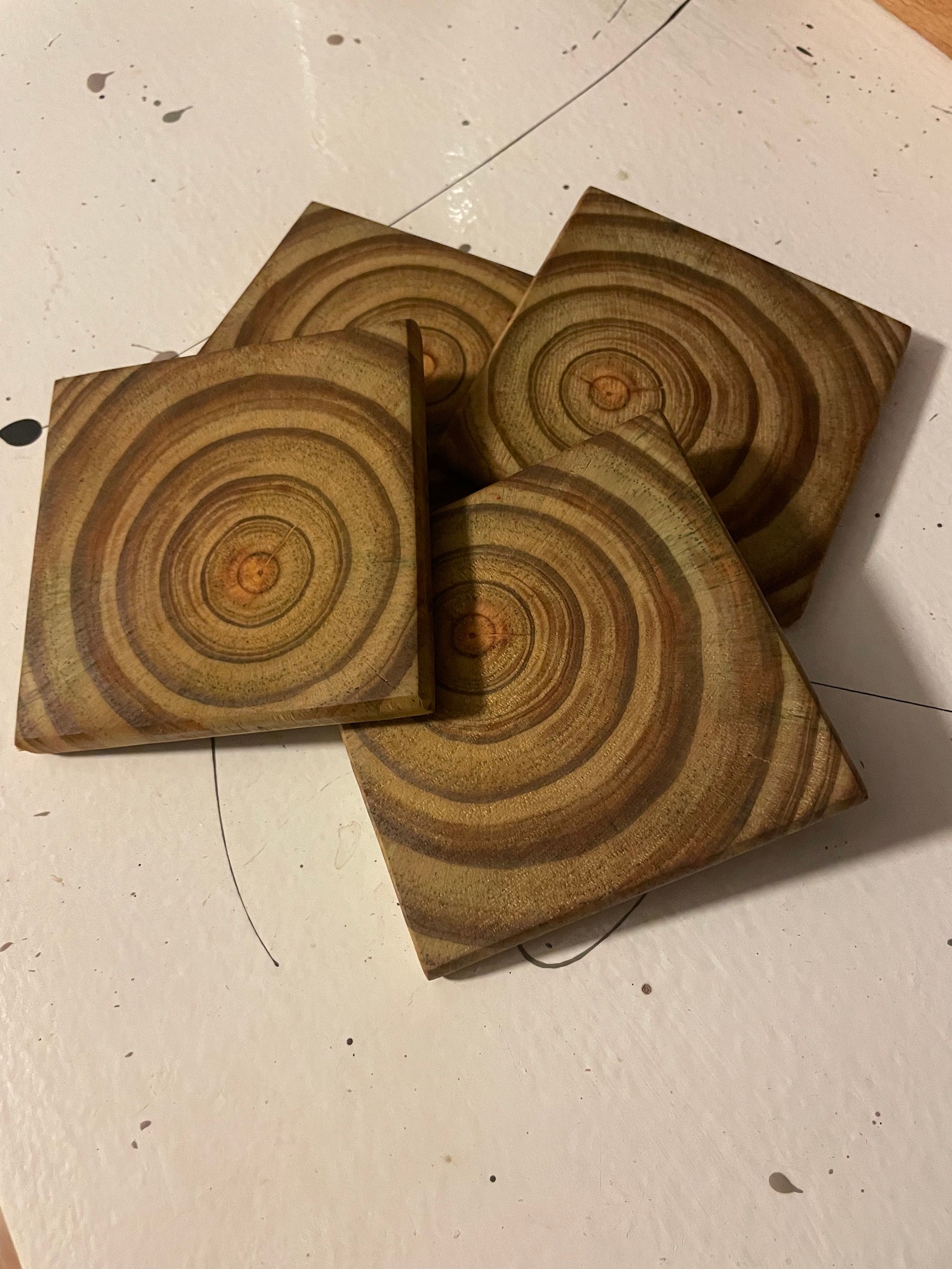 Wooden Drink Coaster - Etsy