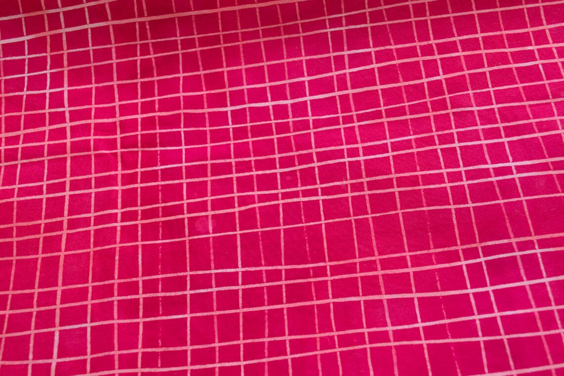 Skinny Stripe Grids Hand Dyed and Patterned Cotton Fabric - Etsy