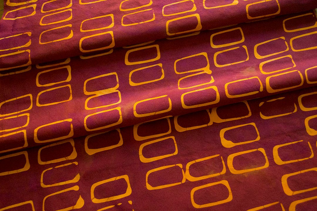 Forma:rectangles Hand Dyed and Patterned Cotton Fabric in - Etsy