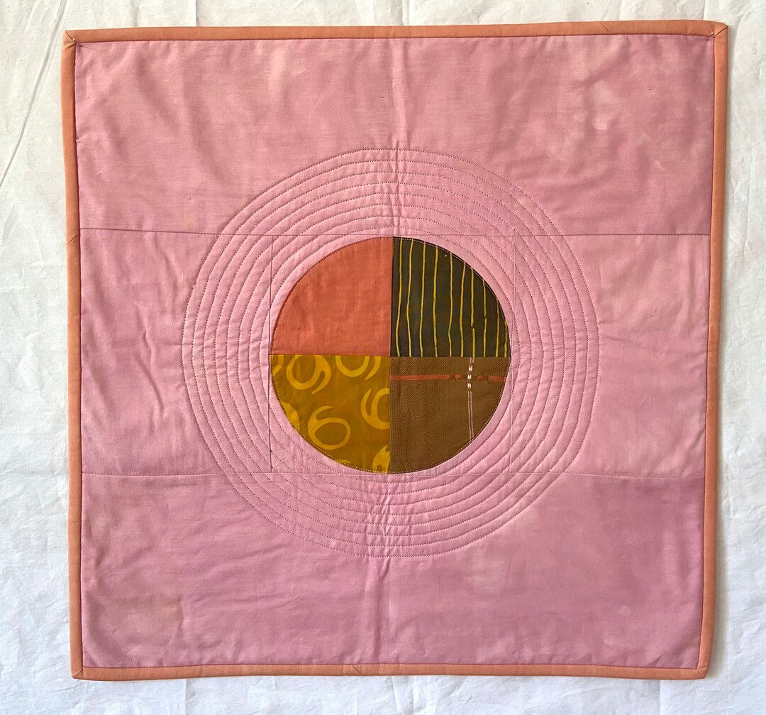 Circle in a Square Mini Quilt #1 - Etsy