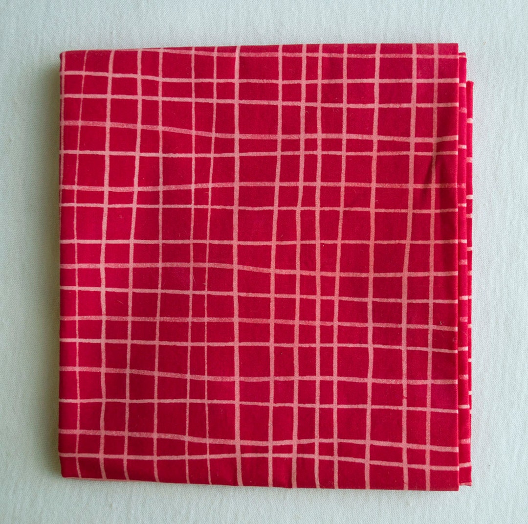 Skinny Stripe Grids Hand Dyed and Patterned Cotton Fabric - Etsy