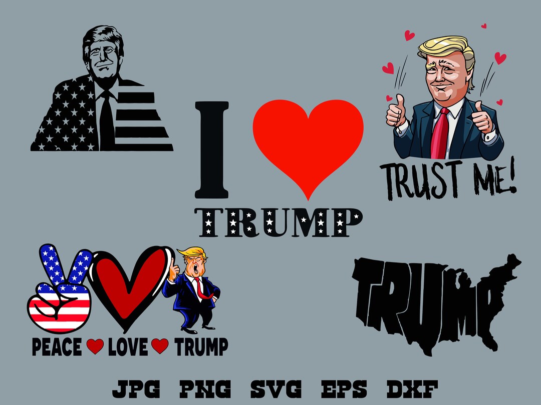 Bundle Trump 2024 Png Preppy Edgy High Quality Sublimation, Viral ...