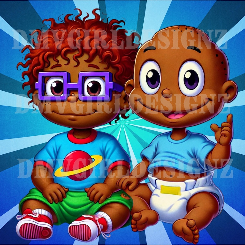 African American Rugrats - Etsy