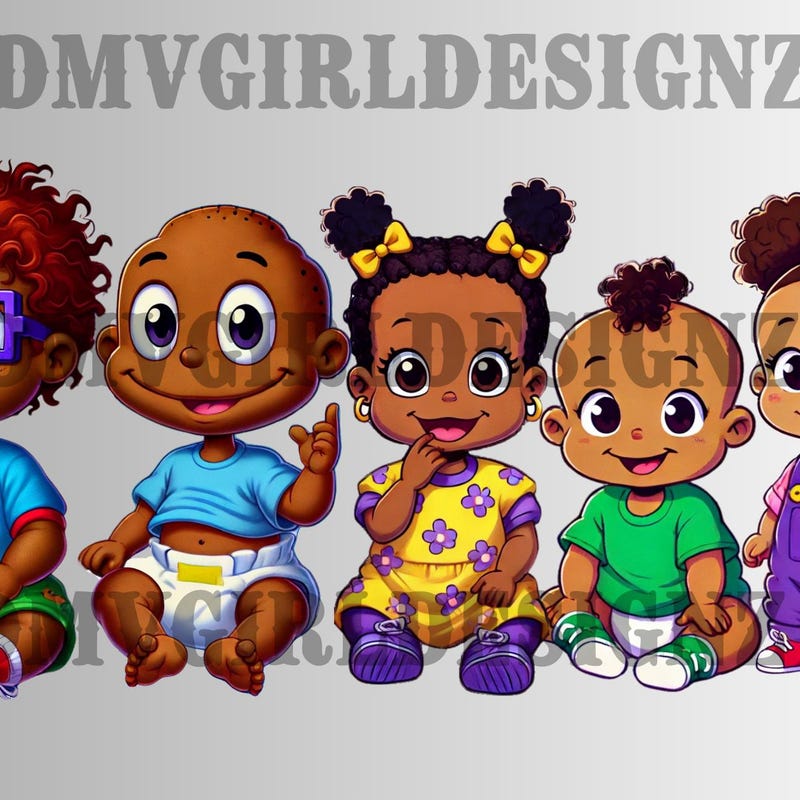 African American Rugrats - Etsy