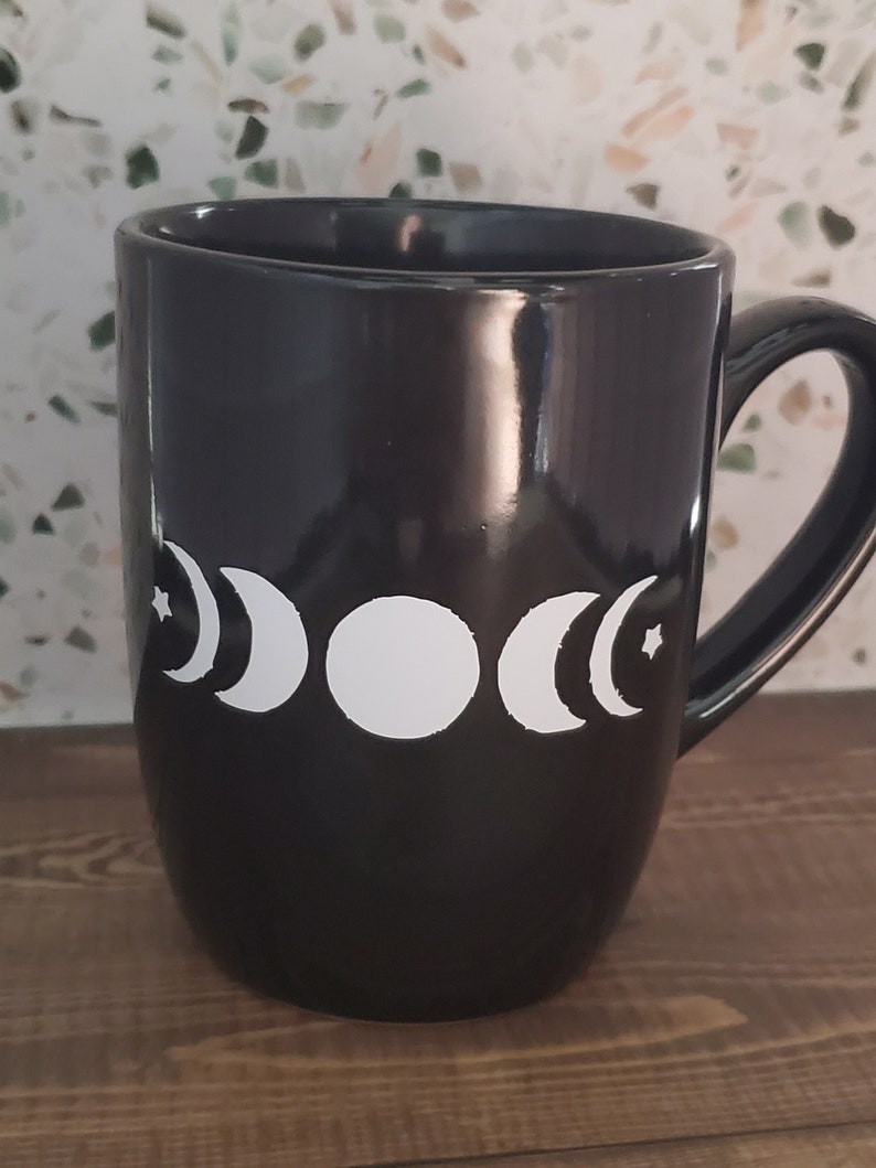 Stoneware Mug - Moon Phases - Etsy