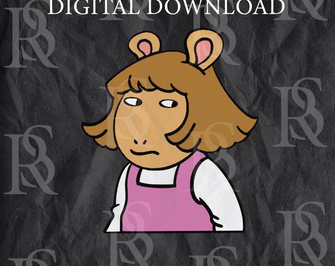DW Side Eye Meme PNG File/digital Download/arthur/90s/throwback/library ...