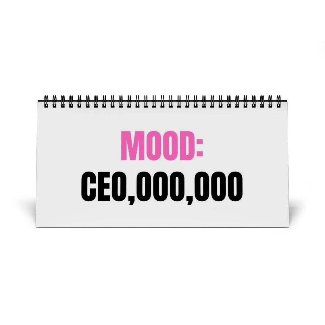 Mood CEO Simplex Desk Calendar 2025 - Etsy
