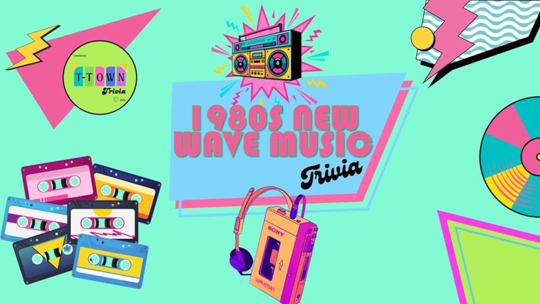 1980s New Wave Music Trivia - Pub Quiz (digital Download) - Etsy