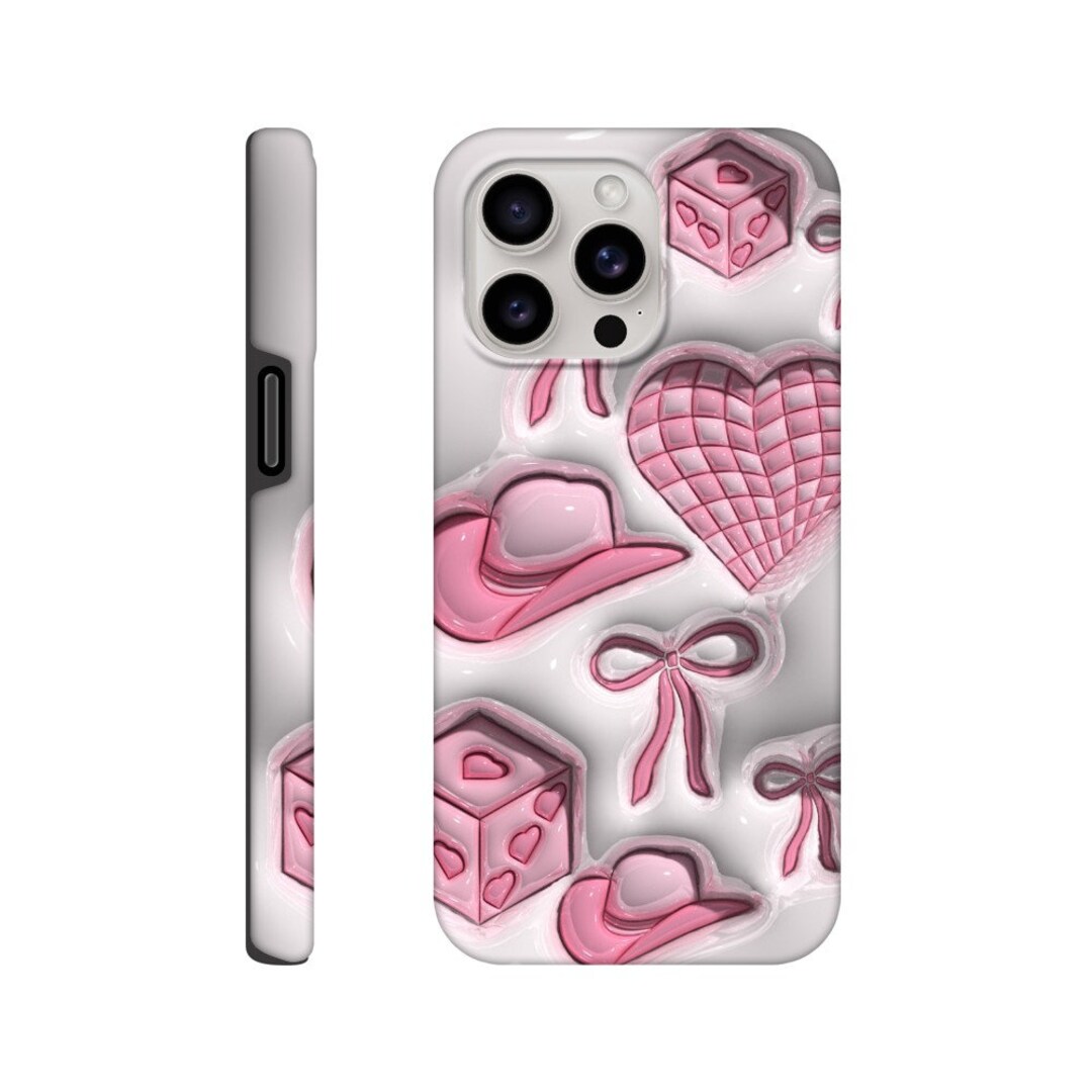 Cow Girl Tough Phone Case// Pink Cowboy Hat Phone Case// Pink Western ...