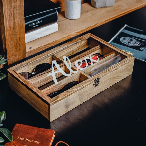 Wood Glasses Case - Etsy