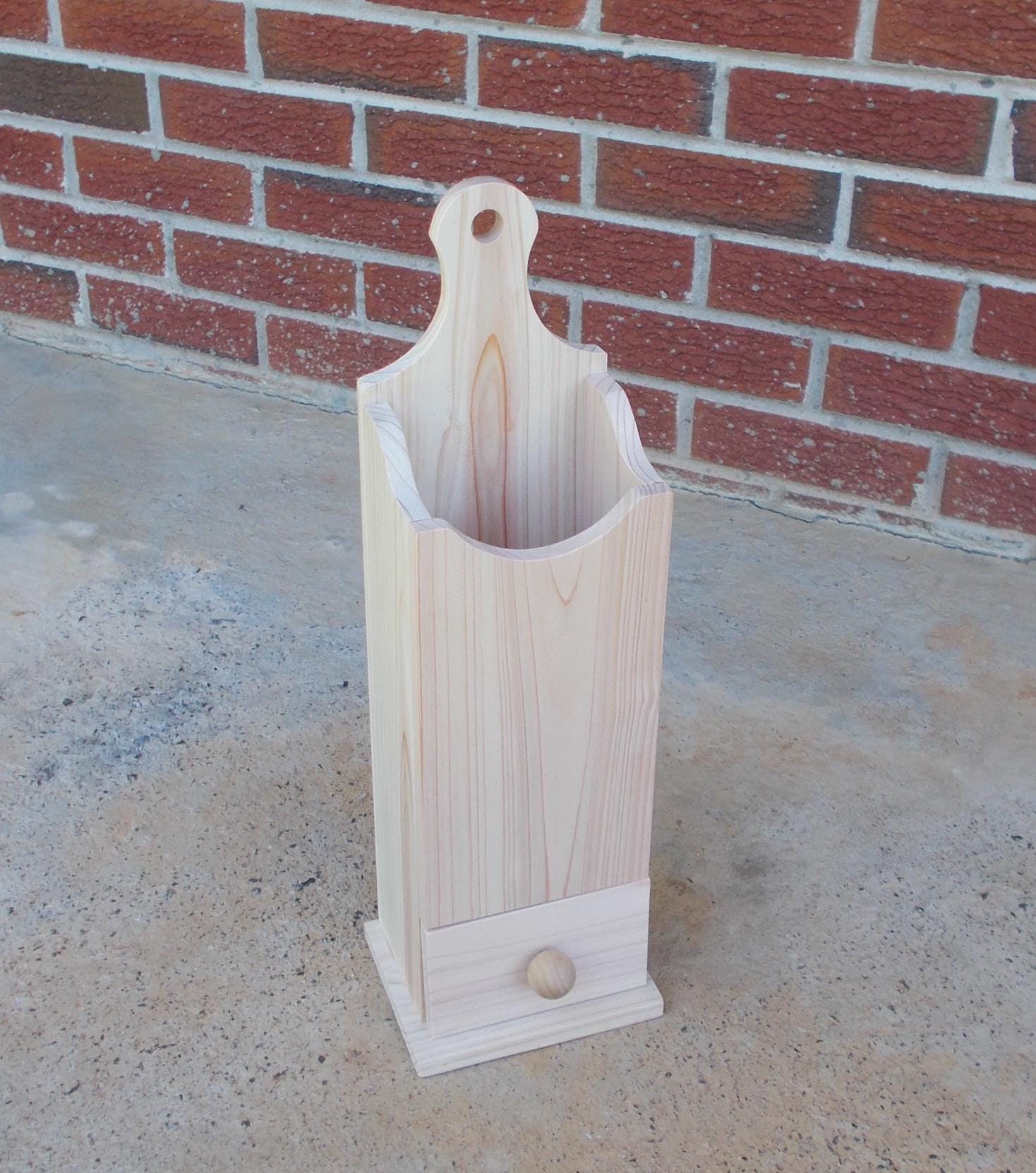 Candle Storage Box With Pull Out Drawer to Store Matches or Other Items ...