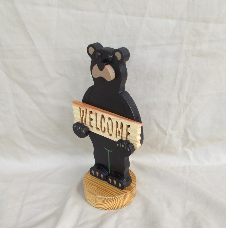Bear Welcome Sign - Etsy