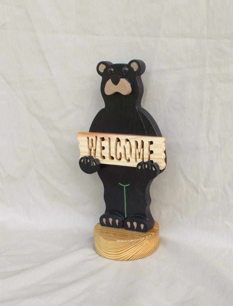 Bear Welcome Sign - Etsy