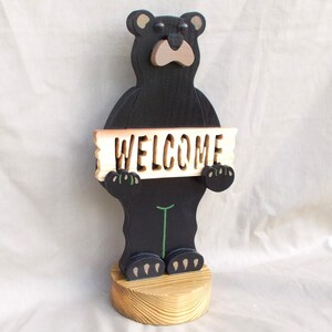 Bear Welcome Sign - Etsy